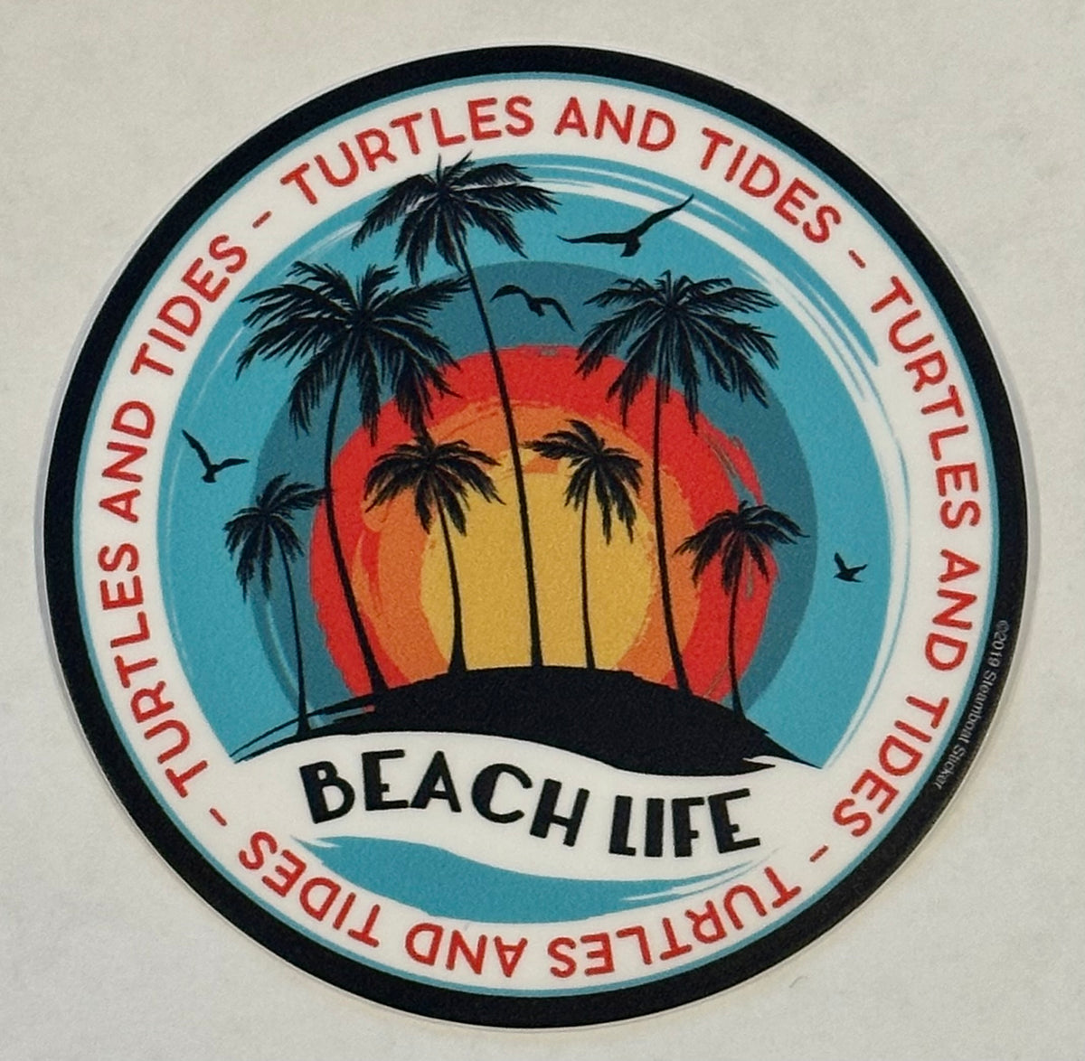 Beach Life Sticker – Turtles and Tides